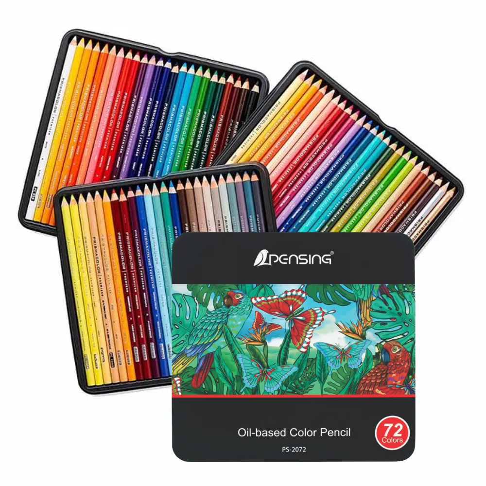 Caja De Colores 72 Piezas Set De Lapices De Arte Profesional – COLMETECNO