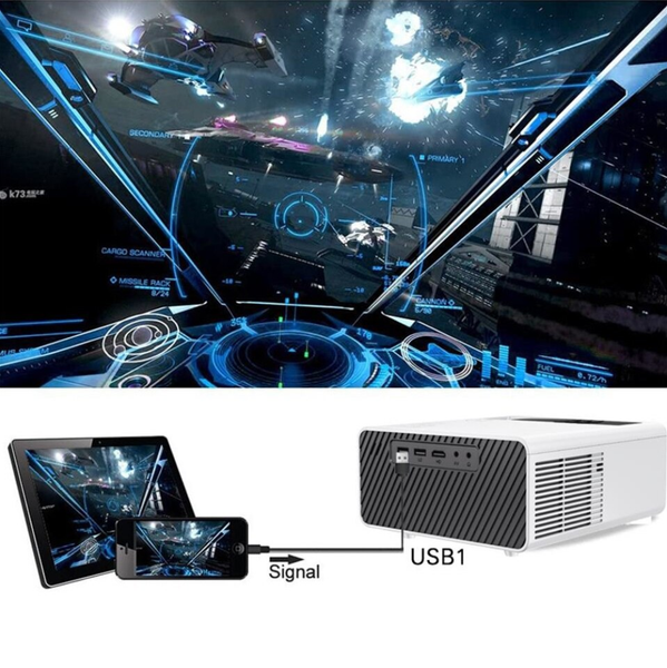 Proyector LED Video Beam 2000 Lm HD 1080P Wifi CastScreen Y6 – COLMETECNO